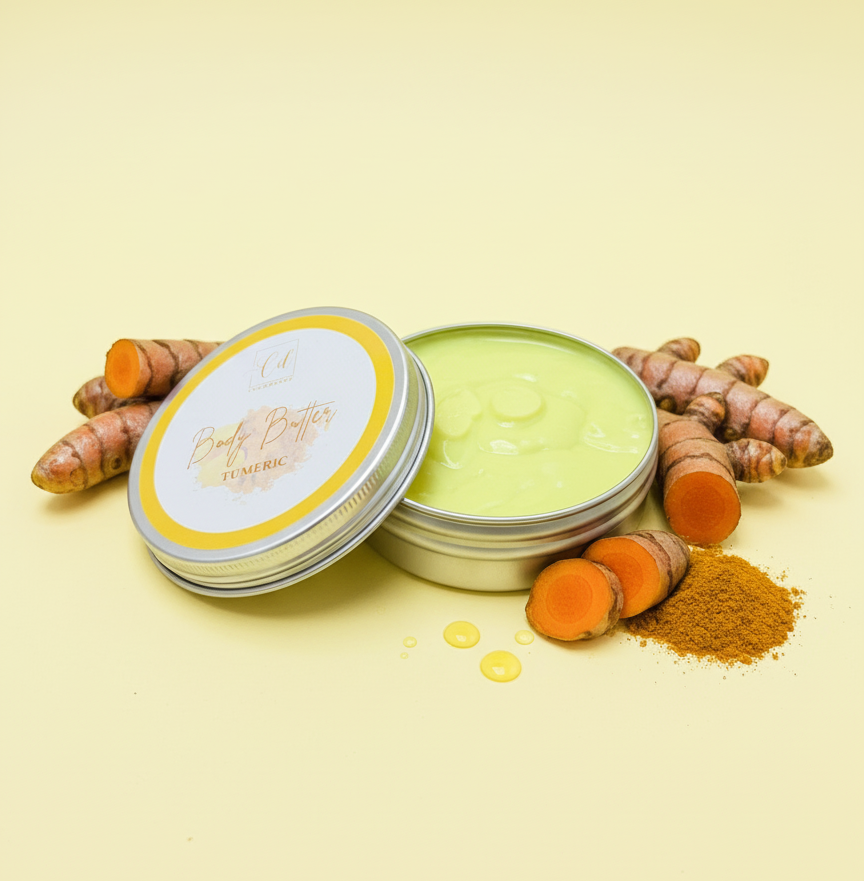 Turmeric Body Butter - For Dry Skin | Hydrating Turmeric Blend – Colordrop