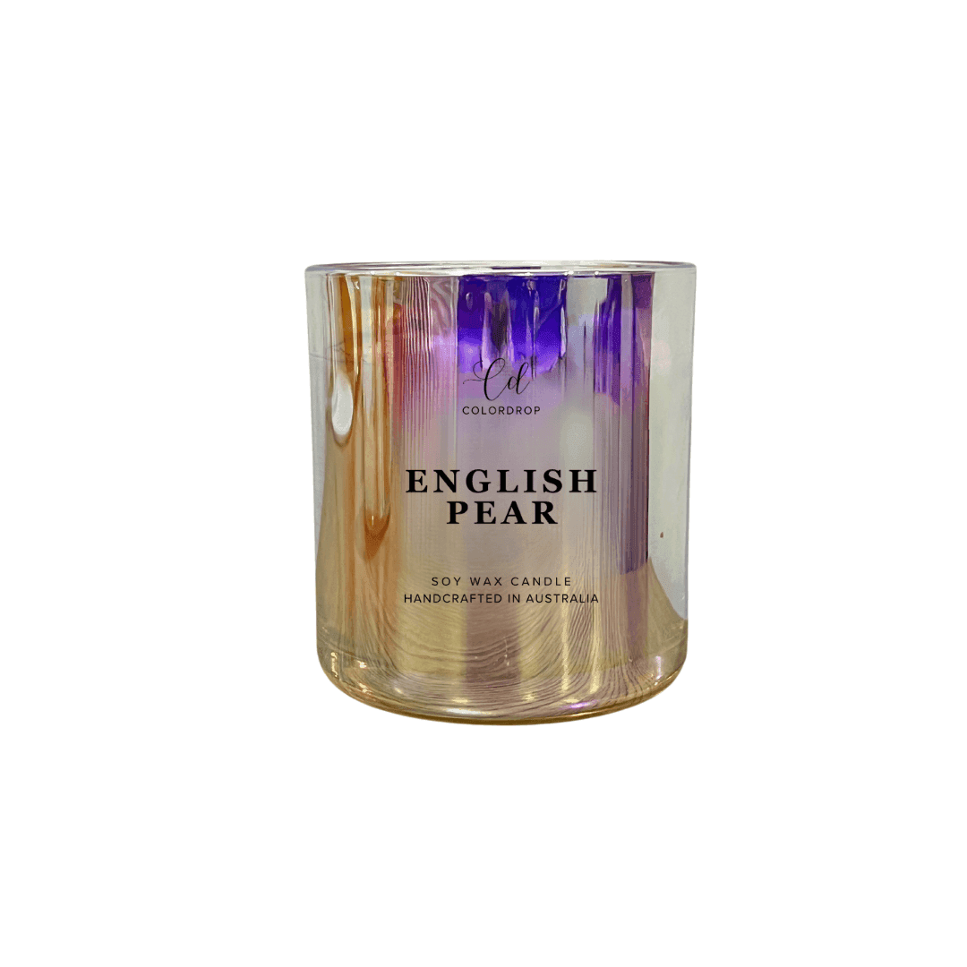 English Pear Soy Candle - Luxurious Fragrance | Colordrop
